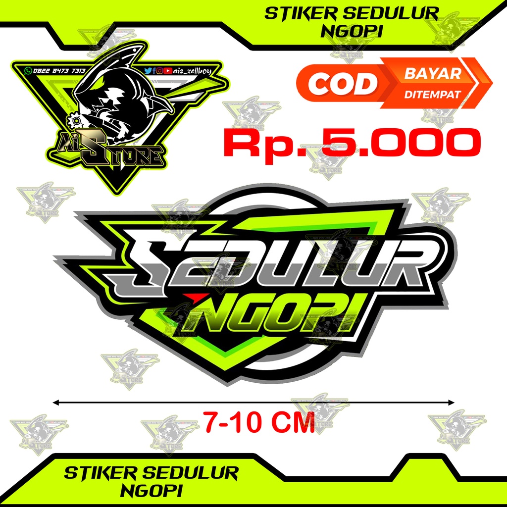 Jual Stiker Sedulur Ngopi | Shopee Indonesia