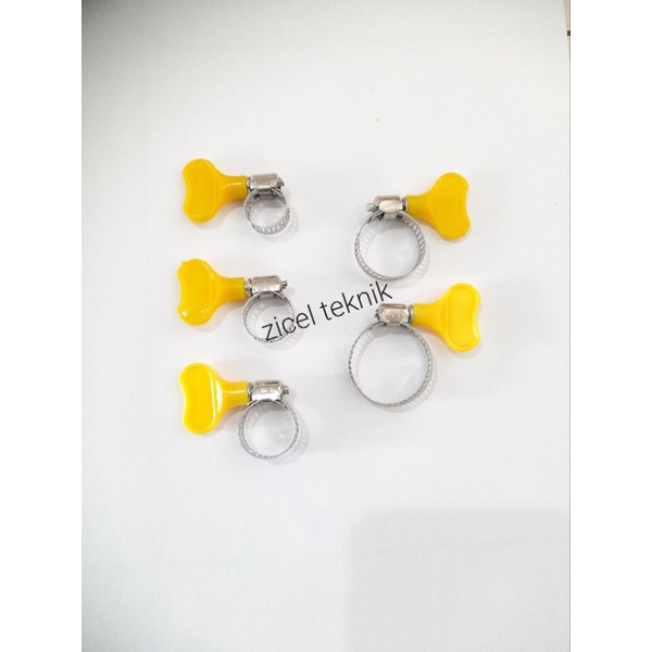 Jual Klem kuping / klem selang kupu-kupu 1 1/4" inch / 1,25 inch ...