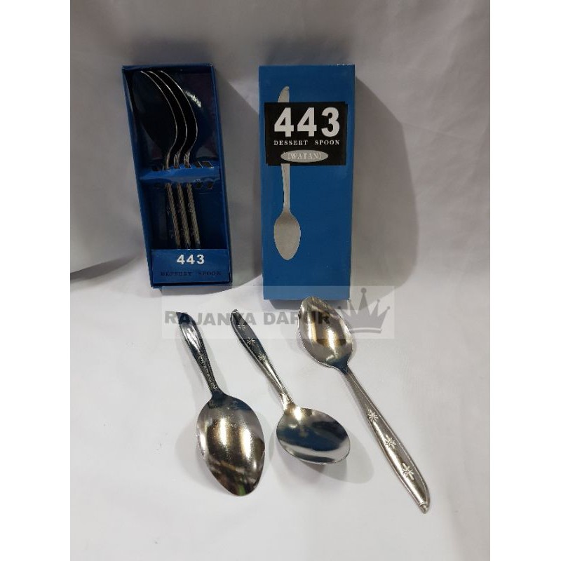 Jual Sendok garpu makan stainless steel iwatani lusinan - sendok makan ...