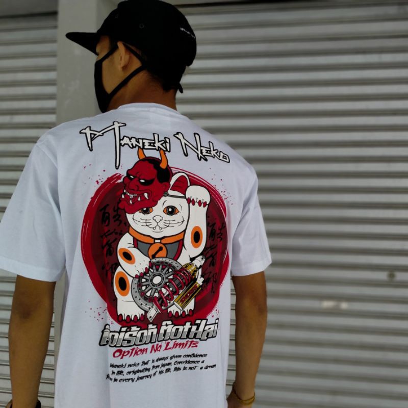 Jual KAOS / BAJU / T-SHIRT POISON MOTHAI THAILOOK MANEKI NEKO JAPANESE ...