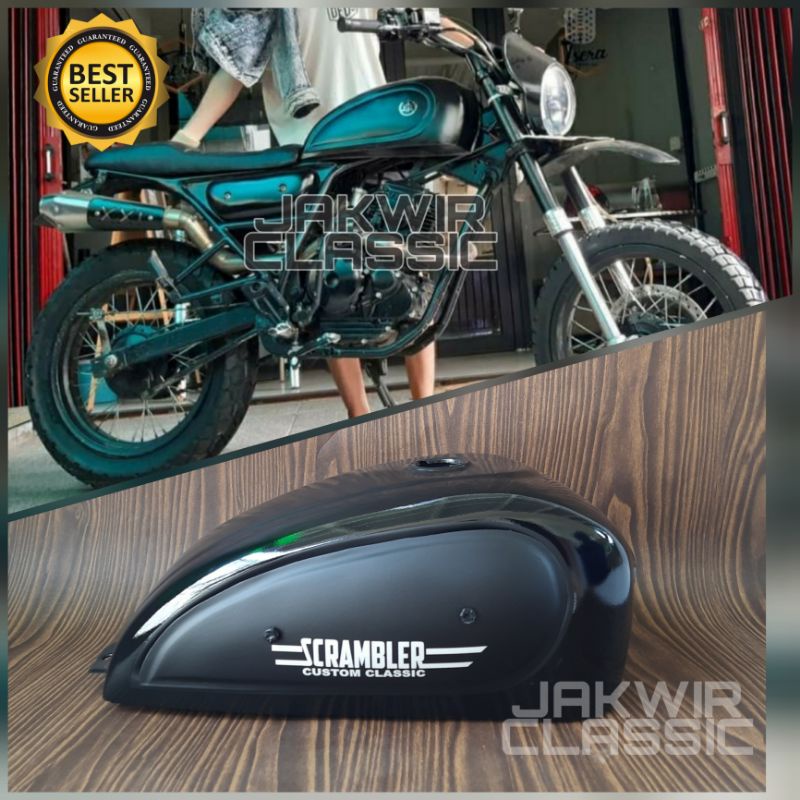 Jual Tangki cat scrambler bober Tangki japstyle custom triump | Shopee ...