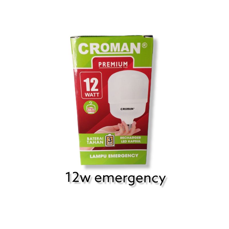 Jual croman emergency lamp 12 watt | Shopee Indonesia