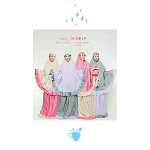 Jual Mukenah Parasut Rizkia by Kamiliaaida | Shopee Indonesia