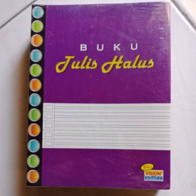 Jual Buku Tulis Halus VISION 38 Lembar (1 pack) | Shopee Indonesia