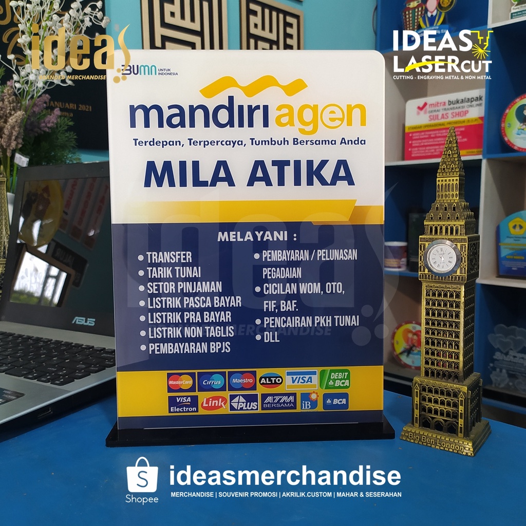 Jual PAPAN AKRILIK MANDIRI AGEN | Shopee Indonesia