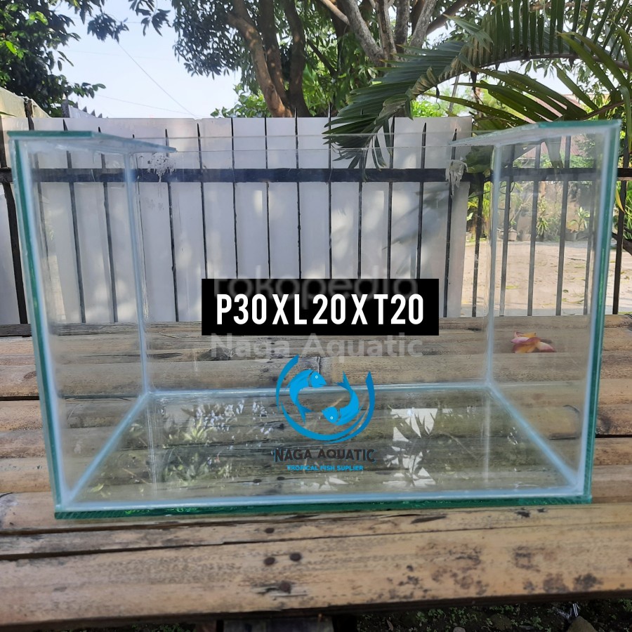 Jual Aquarium Kaca Ukuran 30x20x20 Khusus Ojek | Shopee Indonesia