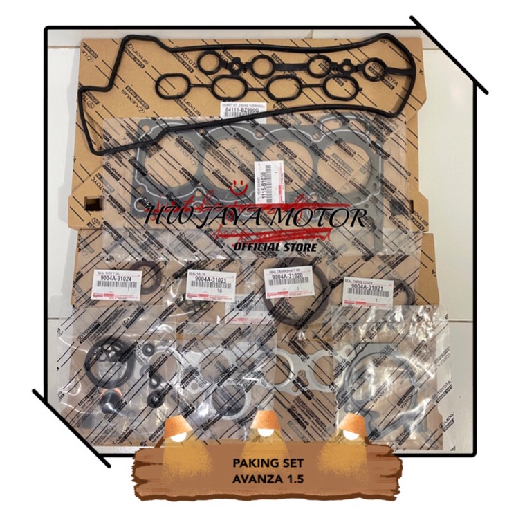 Jual PAKING SET KOMPLIT TOYOTA AVANZA 1.5 04111-BZ990G ORIGINAL | Shopee Indonesia