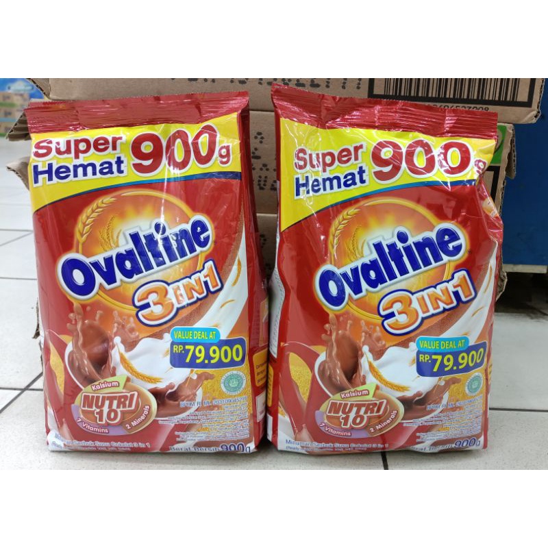 Jual ovaltine 3in1 900gr | Shopee Indonesia