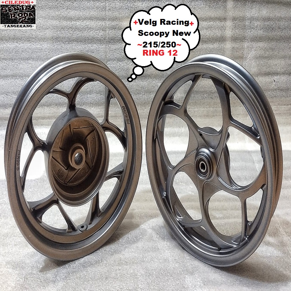 Jual Velg Racing New Scoopy 5Y 215/250-12 Model ORION / Velg Racing ...