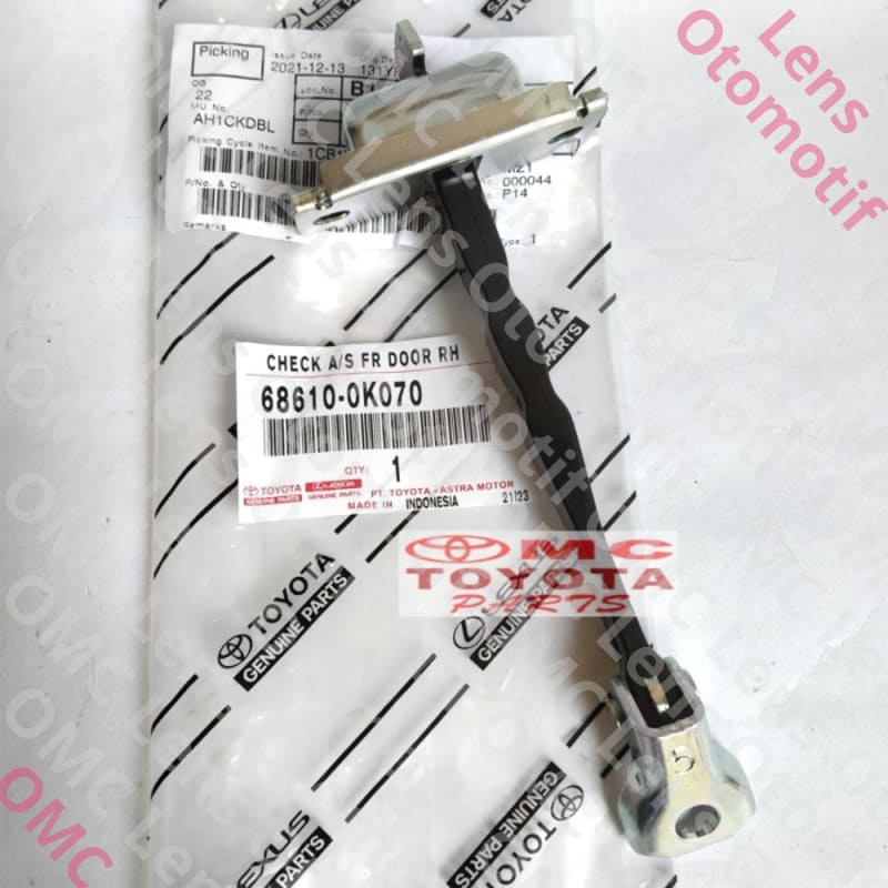 Jual (100% ORIGINAL EM ) Stopper Check Door Pintu Depan Innova Reborn ...
