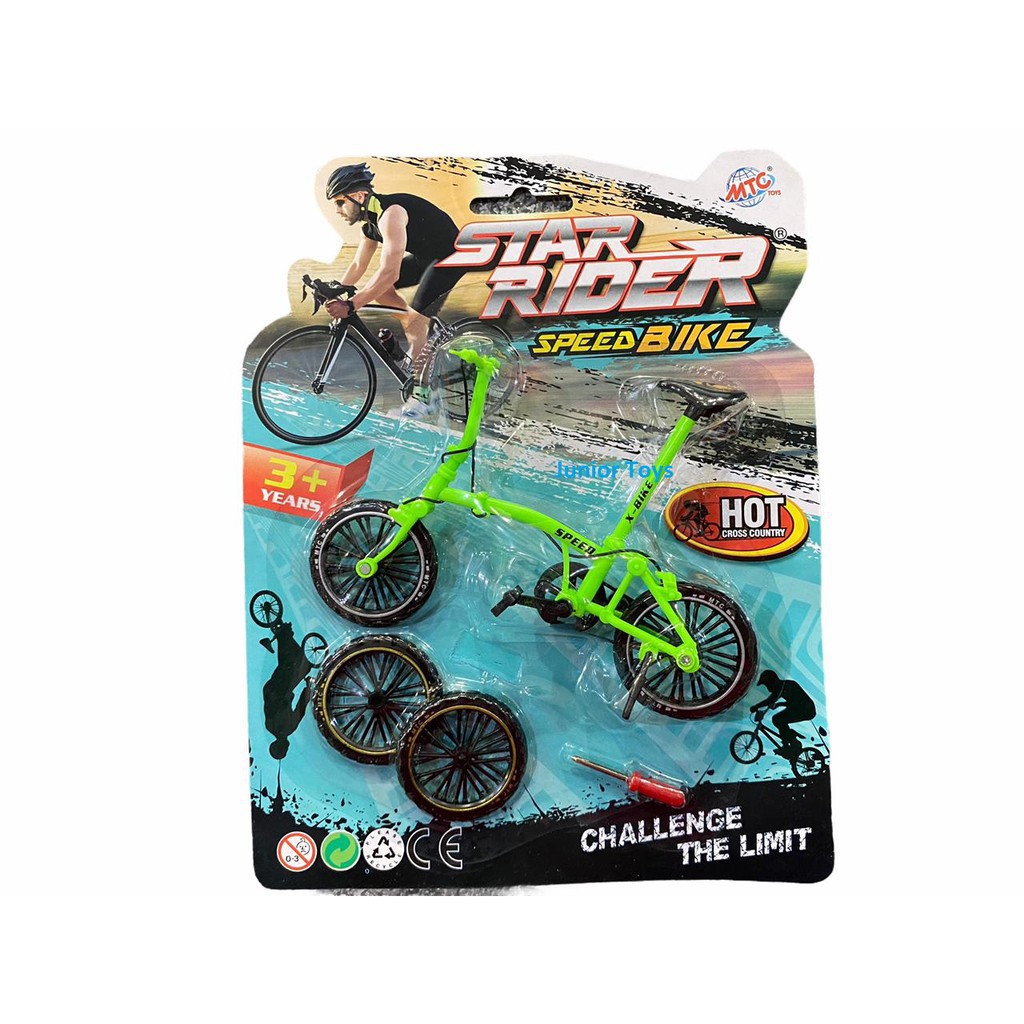 Jual Miniatur sepeda lipat miniatur sepeda gunung diecast sepeda star ...
