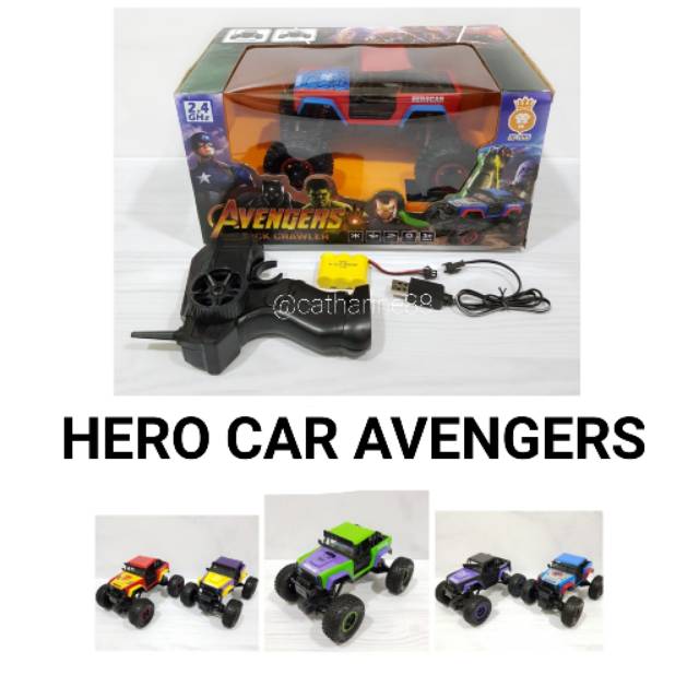 Jual HEROCAR AVENGERS MOBIL REMOTE CONTROL HERO CAR | Shopee Indonesia