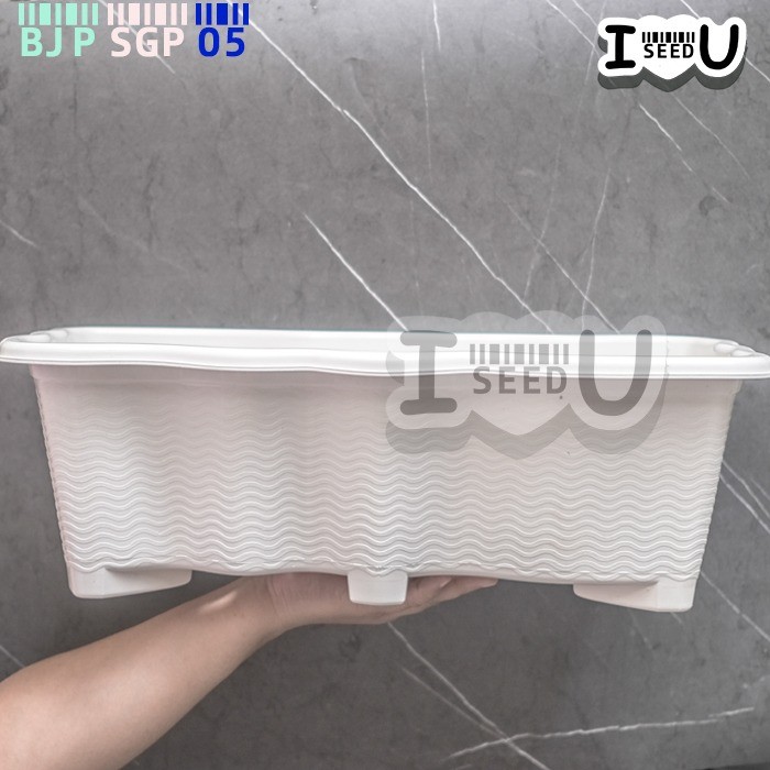 Jual Pot Bunga Segi Panjang 50cm SGP 05 Putih (BJP) | Shopee Indonesia