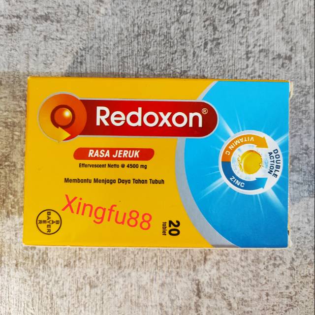 Jual Redoxon Double Action Rasa Jeruk Perbox 20 Tablet | Shopee Indonesia
