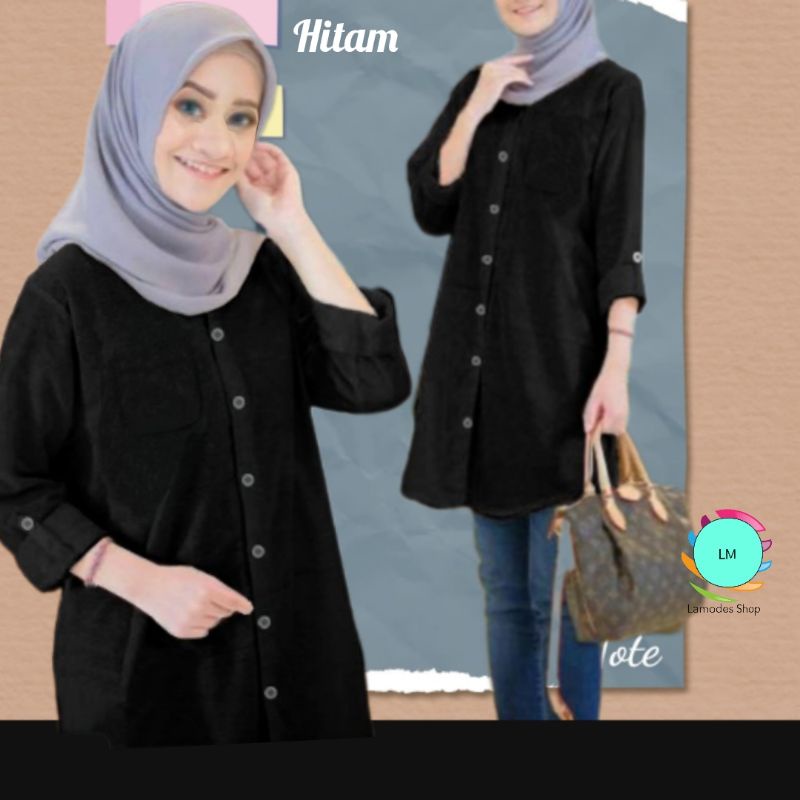 Jual Atasan Tunik Polos Wanita Modern | Shopee Indonesia