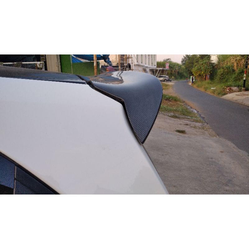 Jual Spoiler Brio spoon v2 carbon | Shopee Indonesia