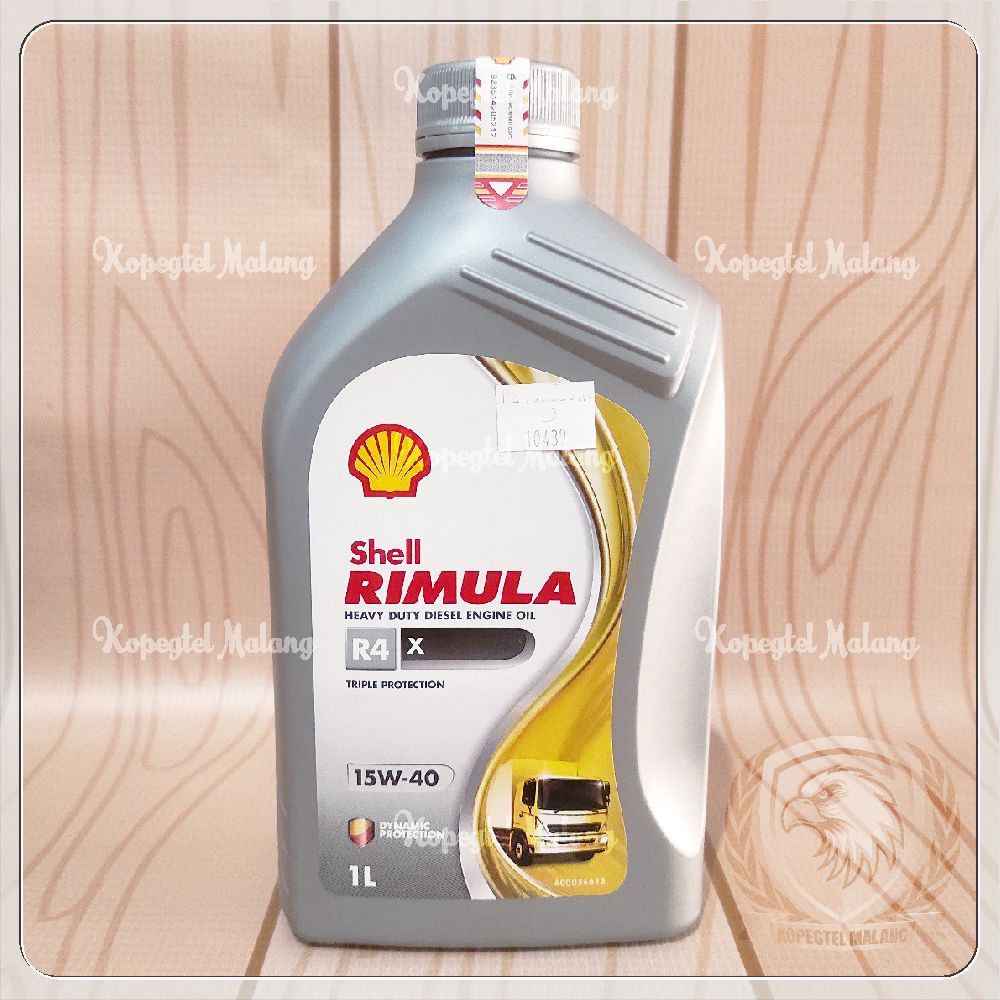 Jual Oli SHELL Rimula R4X 15W-40 1L 10439bk | Shopee Indonesia