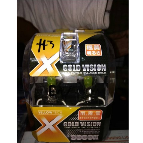 Jual BOHLAM / LAMPU MICHIBA H3 - 3000K GOLD VISION | Shopee Indonesia