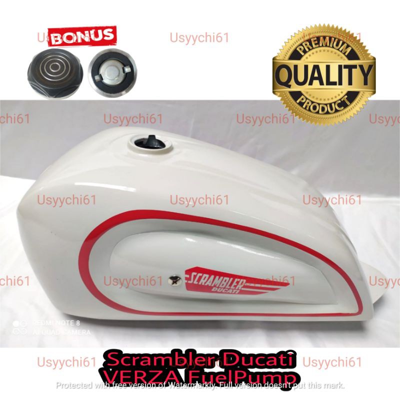 Jual Tangki Cat VERZA Custom Fuelpump injeksi Motif Putih Tulang ...