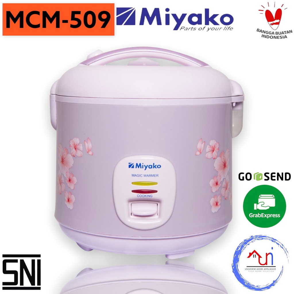 Jual Miyako Magic Com Penanak Nasi 3in1 MCM-509/Rice Cooker Miyako MCM ...