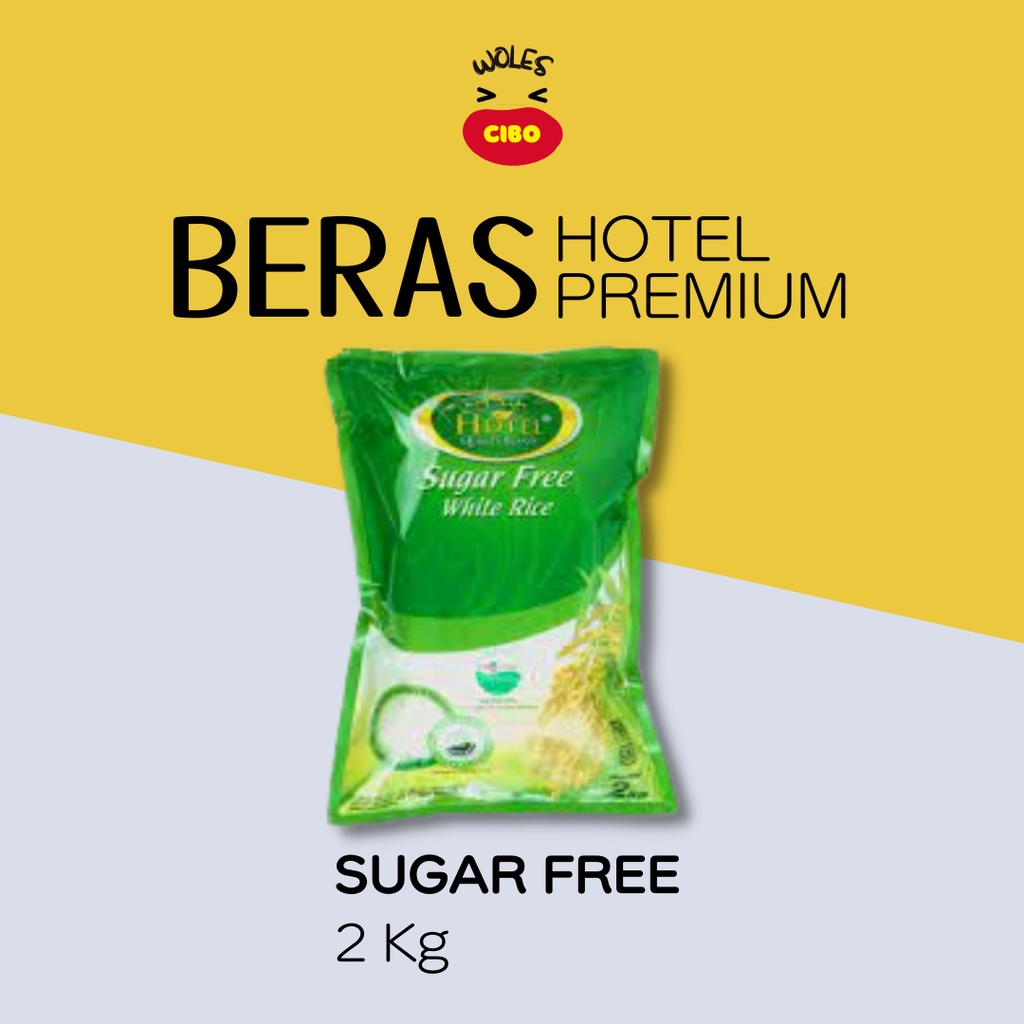Jual HOTEL Beras Organik Sehat 2Kg Sugar Free atau Rendah Gula untuk ...