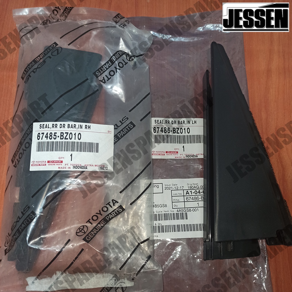 Jual Segitiga Pintu Tengah Avanza Xenia 2004 - 2011 67485-BZ010 KANAN ...