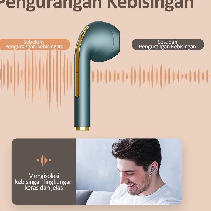 Jual D0S♠ BASIKE Headset Gaming Wireless Earphone Mini Earbuds TWS ...