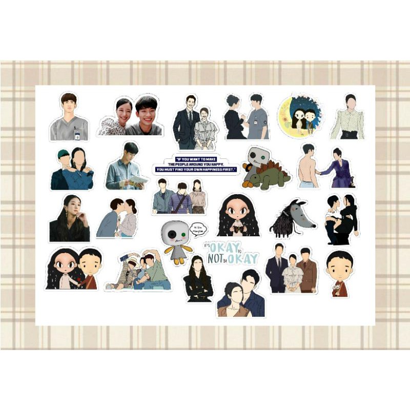 Jual IT'S OKAY TO NOT BE OKAY STICKER (25 PCS) | Shopee Indonesia