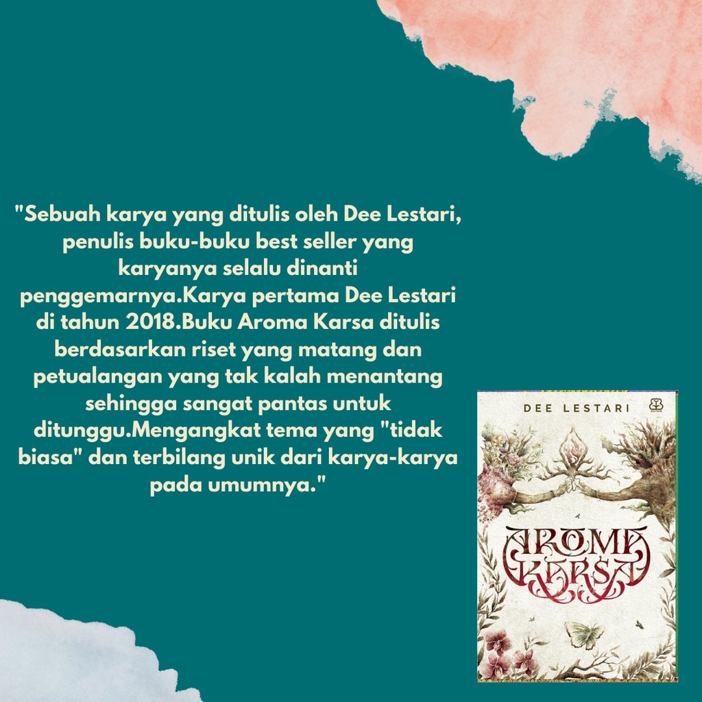 Jual ORIGINAL NOVEL AROMA KARSA - DEE LESTARI LANGSUNG KIRIM | Shopee ...