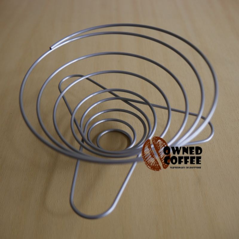 Jual V60 Foldable Coffee Dripper Spring Filter - Stainless Steel ...