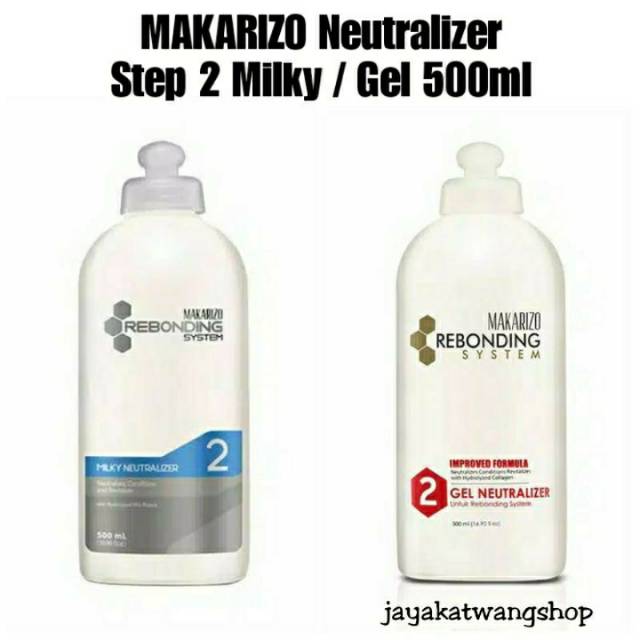 Jual MAKARIZO STEP 2 (500ML) Neutralizer Milky / Gel Obat Rebonding ...