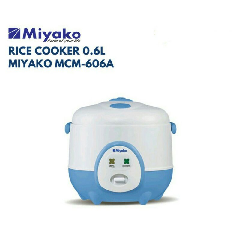 Jual MIYAKO MAGIC COM MCM606A 0.6 LITER / RICE COOKER MIYAKO / RICE ...