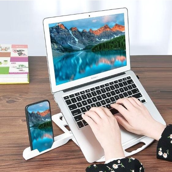 Jual KOMPUTER LAPTOP BRACKET STAND MEJA PUTAR PORTABLE TINGGI ...