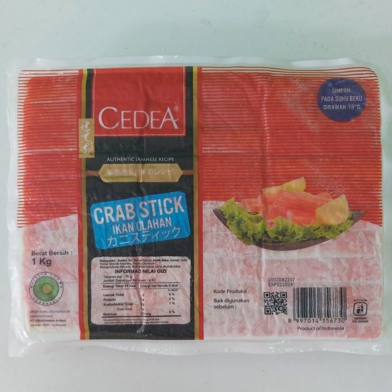 Jual Cedea Crab Stick 1kg | Shopee Indonesia