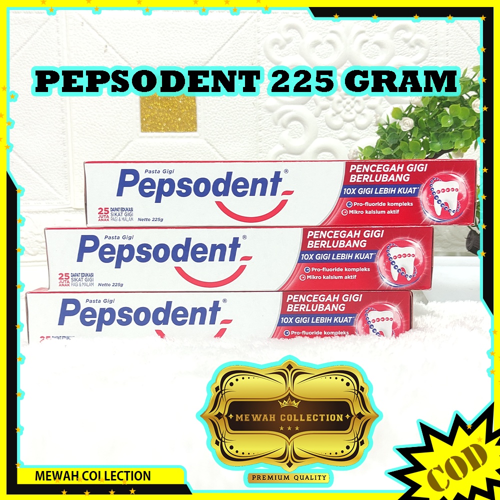 Jual Pepsodent Pasta Gigi Ukuran Besar jumbo 225gr Mencegah Gigi ...