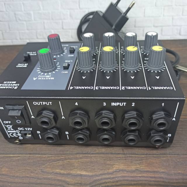 Jual Mixing 8 channel mixer audio karaoke soundcard microphone sound ...