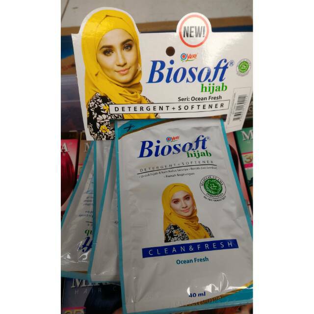 Jual Biosoft Hijab Detergent+Softener 6 sachet | Shopee Indonesia
