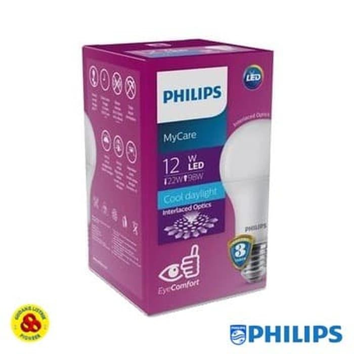 Jual PHILIPS Lampu LED MyCare 12W Putih Bohlam LED Bulb My Care 12 Watt ...
