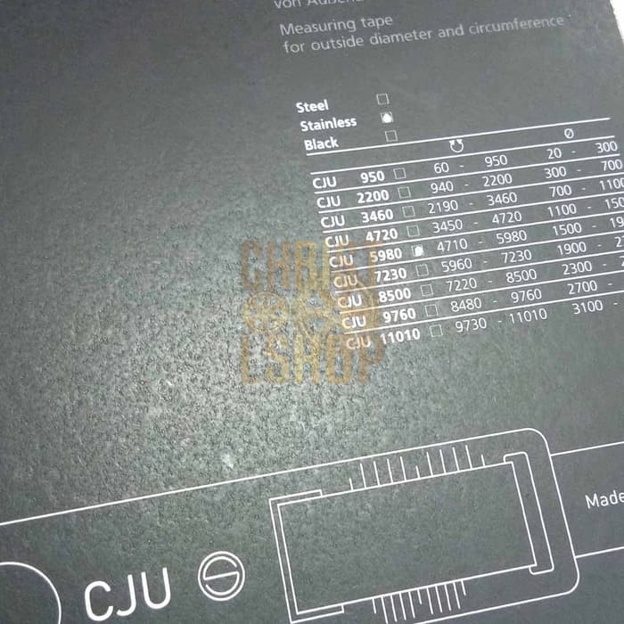 Jual Schwenk - Circometer (Meteran Lingkar) Type : CJU 5980 (620 00031 ...