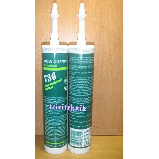 Jual dow corning 736 heat resistant sealant,silicone red dc 736 ...