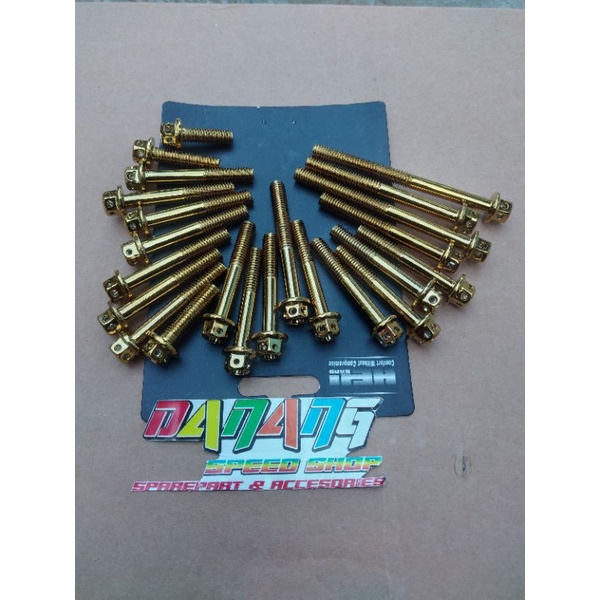 Jual Baut Probolt mesin kalter kanan kiri CB GL MP MEGA PRO TIGER By Heli bars | Shopee Indonesia