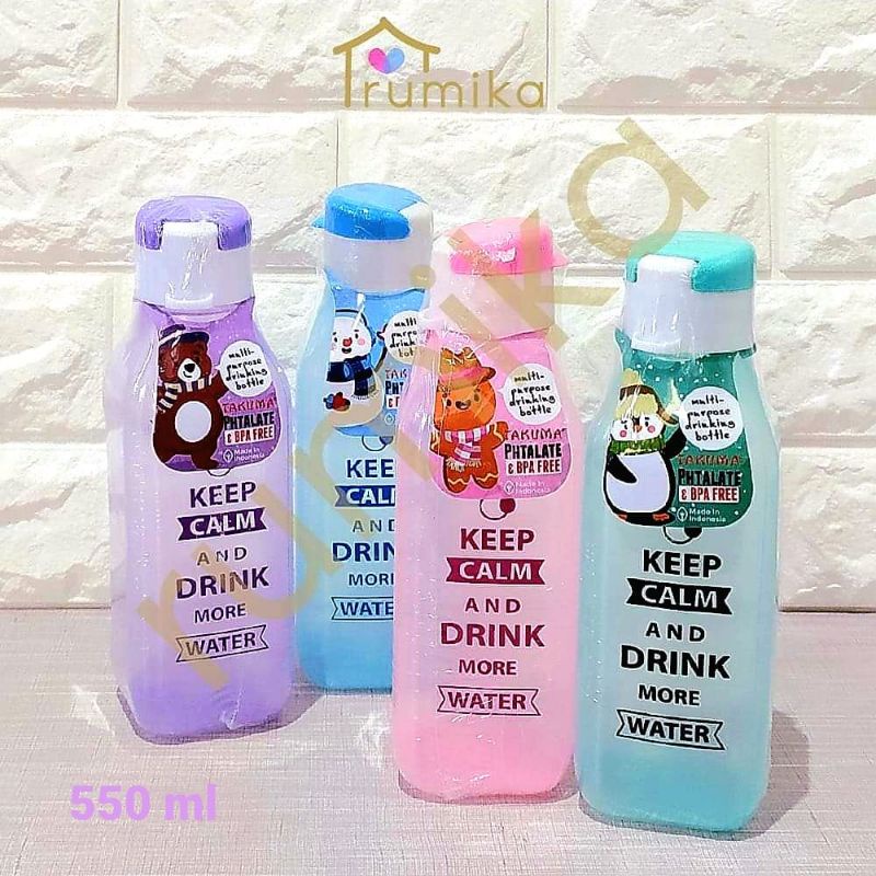 Jual Botol Minum Takuma Flip Ukuran 550ml | Shopee Indonesia