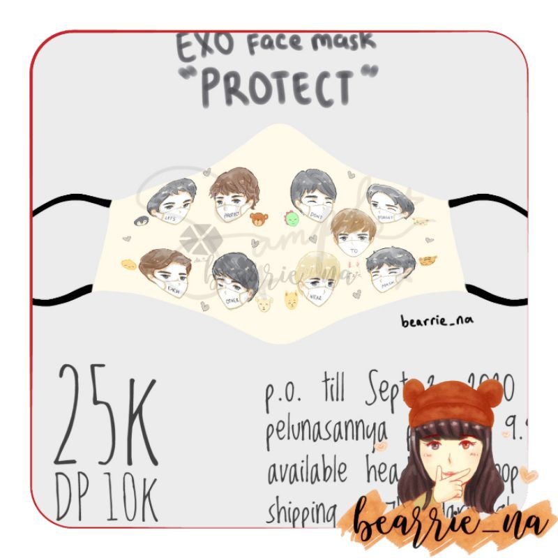 Jual Masker Kain EXO Protect (2nd pymnt) | Shopee Indonesia