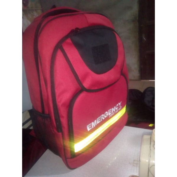 Jual TAS RANSEL EMERGENCY BAG TAS PPPK P3K PMI RESCUE PERTOLONGAN ...