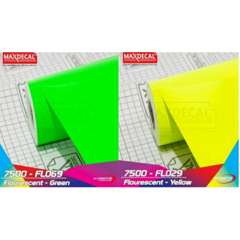 Jual Sticker Stiker Skotlet Maxdecal Max Decal Hijau Stabilo Kuning ...