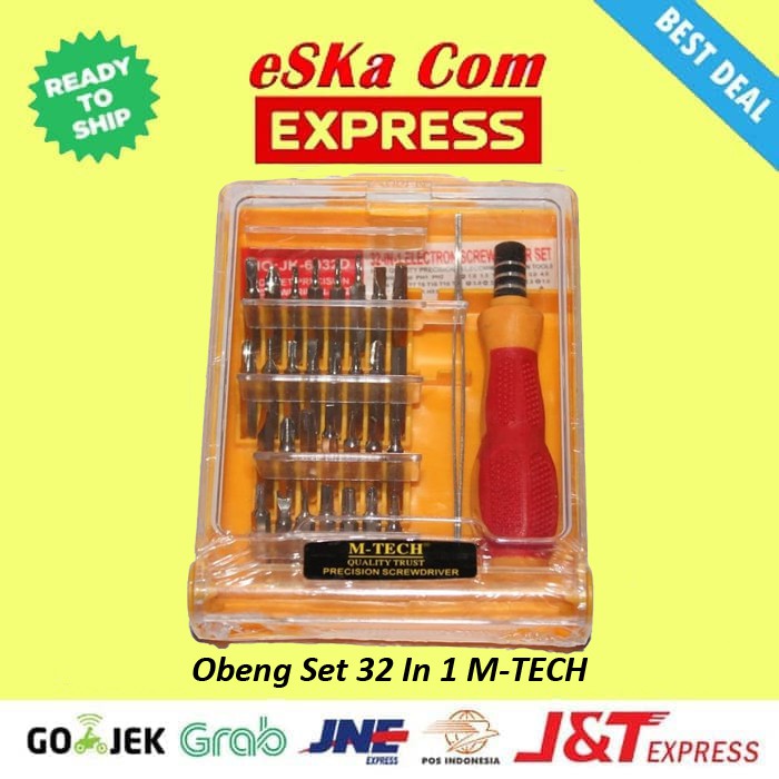 Jual Obeng Set 32 In 1 M-TECH | Shopee Indonesia