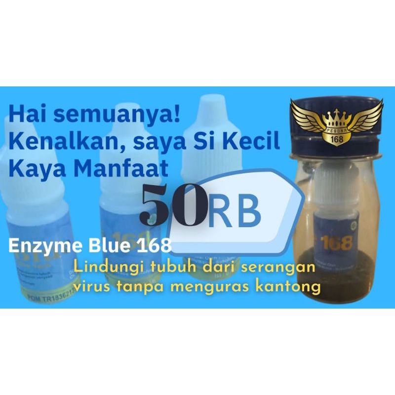 Jual Enzyme Blue 168 ( 6 Mili ) | Shopee Indonesia