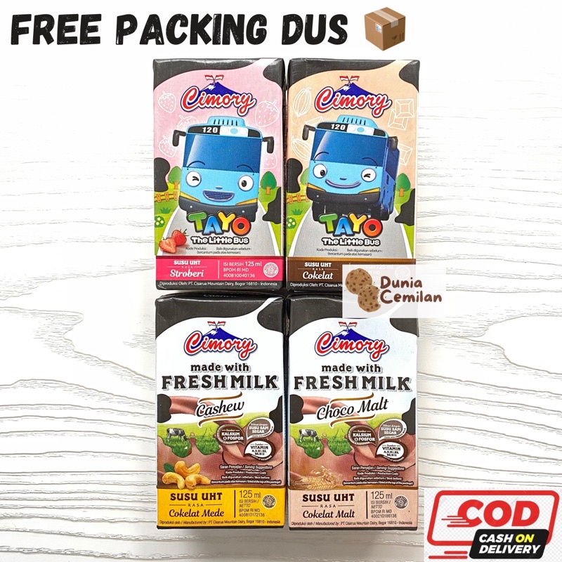 Jual [TERMURAH!] Cimory Susu UHT 125ml - Susu Fresh Milk KOTAK MINI ...