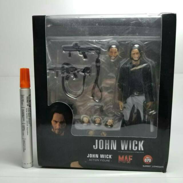 Jual mainan action figure Mafex john wick recast mafex tinggi sekitar 6 ...