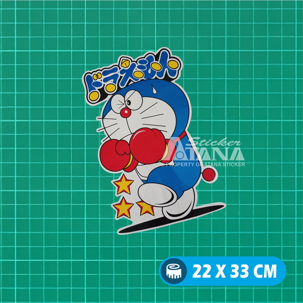 Jual Stiker Printing Doraemon Sticker Sablon Jumbo Besar Vinyl Graftac ...